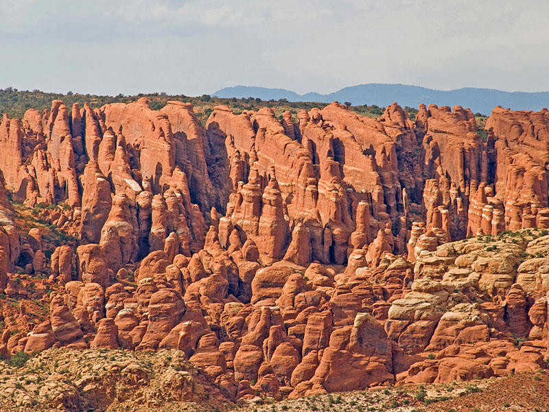 Fiery Furnace Arches Map